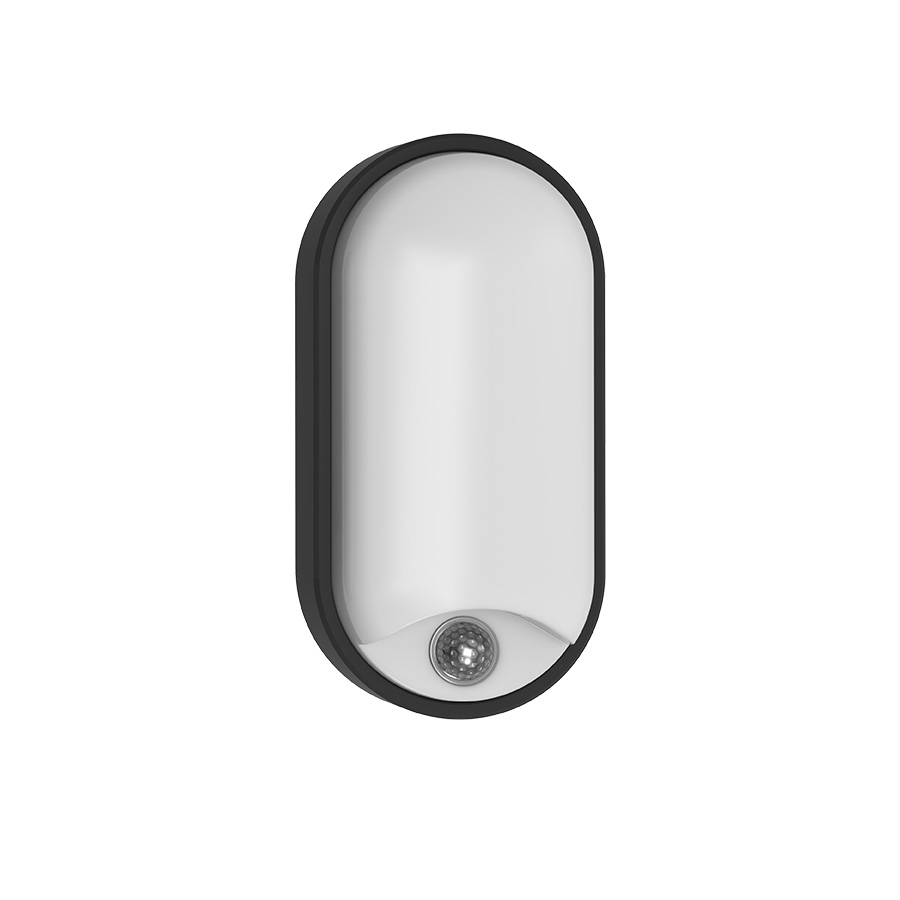 Zidna svjetiljka LED sa senzorom Hendry ML19D-210T crna | MASS-light ...